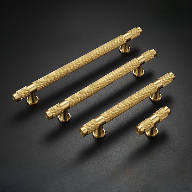 Goldenwarm Cabinet Pulls Solid Brass Gold Kitchen Handles Dresser Pulls