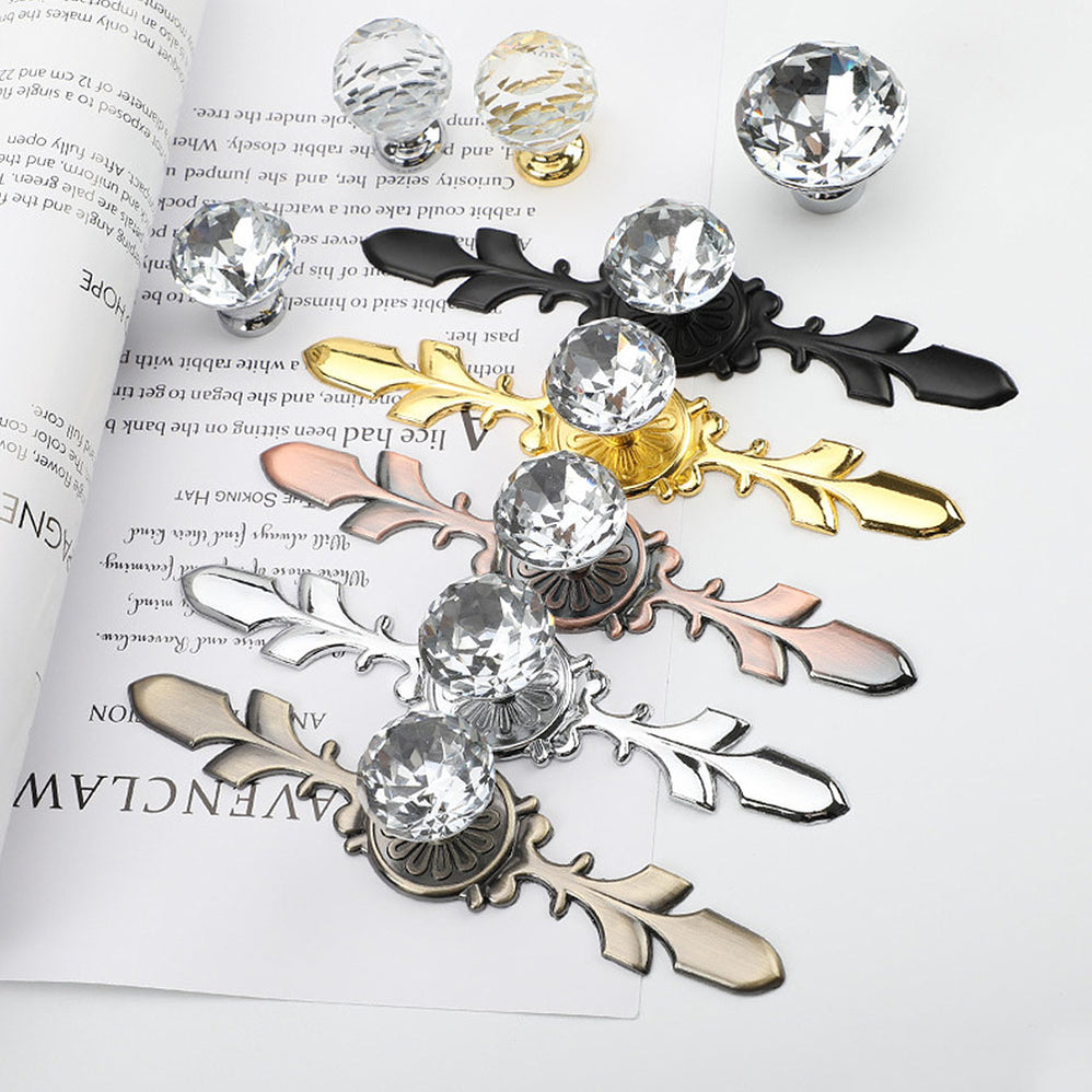 Crystal Cabinet Pull — Goldenwarm