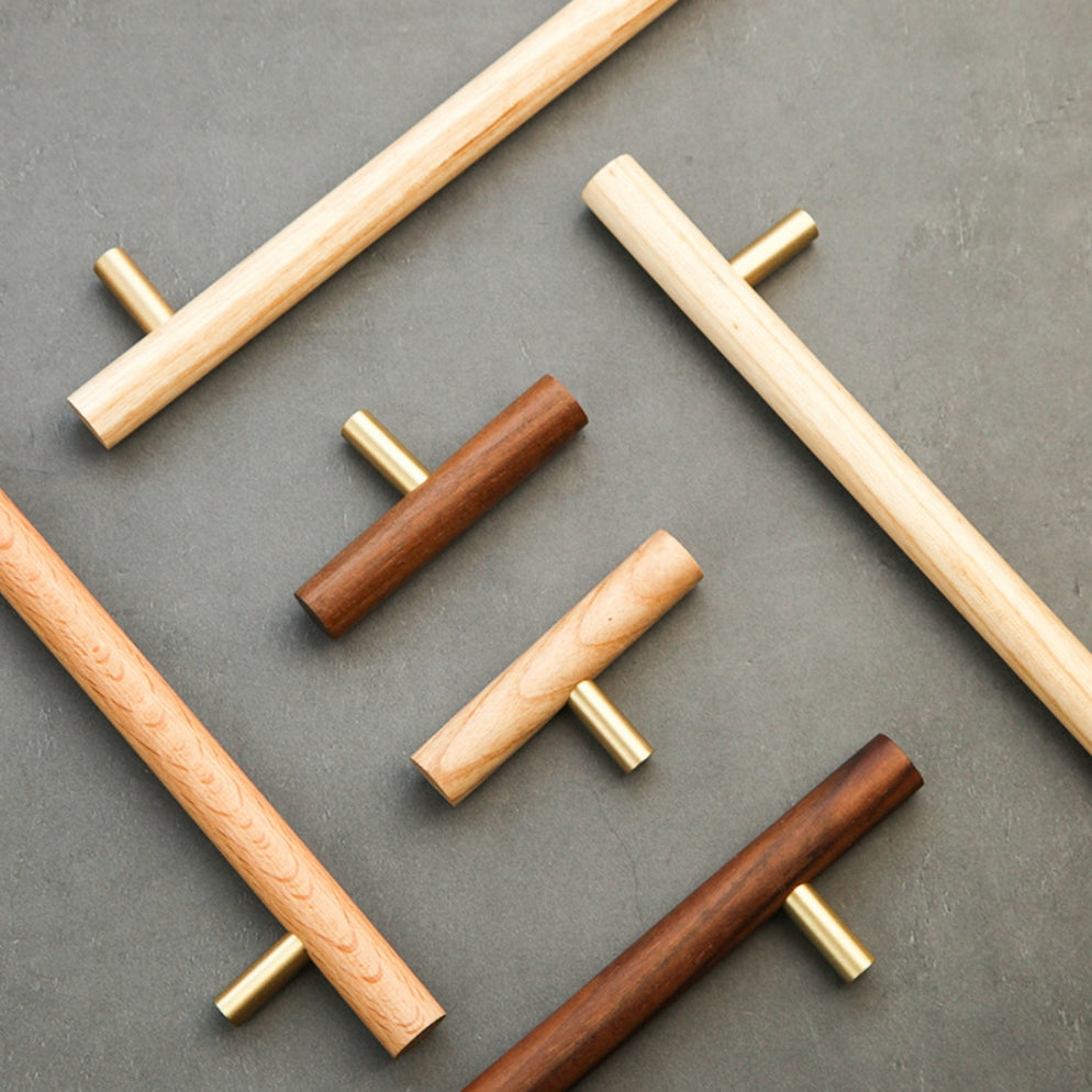 Goldenwarm Wooden Dresser Handles Drawers Pull for Kitchen Cabinet Handles