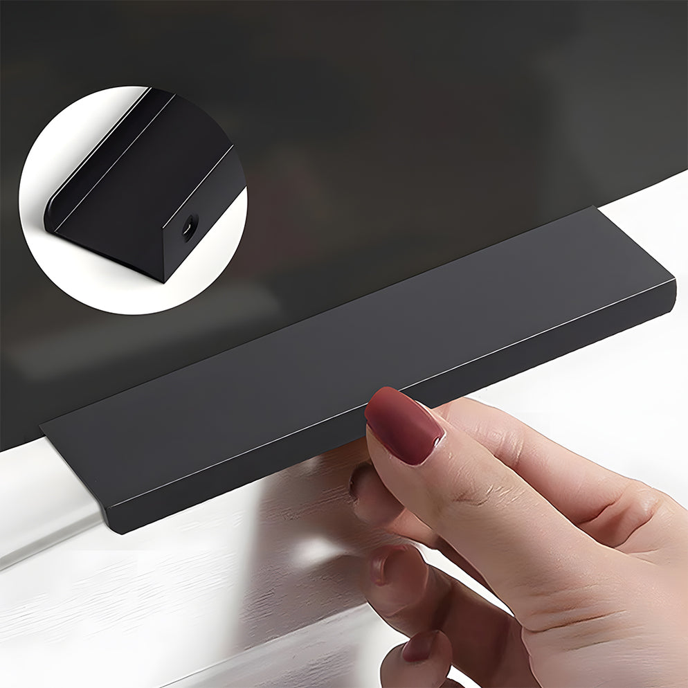 Modern Kitchen Cupboard wardrobe door Edge Cabinet Handles | Goldenwarm