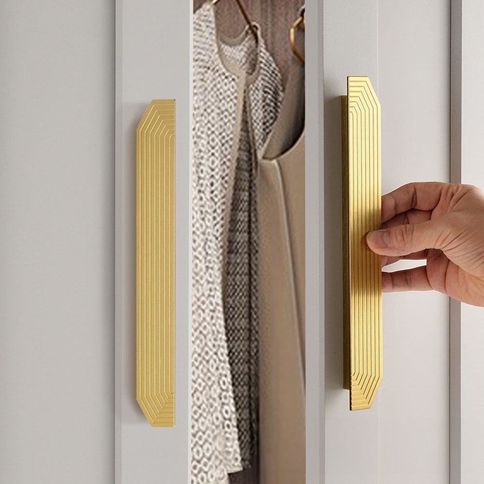 Goldenwarm Gold Cabinet Handles Unique Decorative Kitchen Cabinet Knobs ...