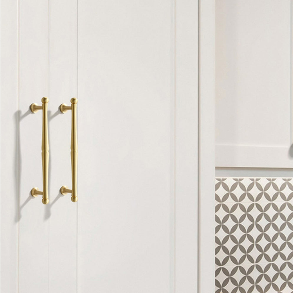 Goldenwarm cabinet pulls brushed gold brass drawer handles for kitchen