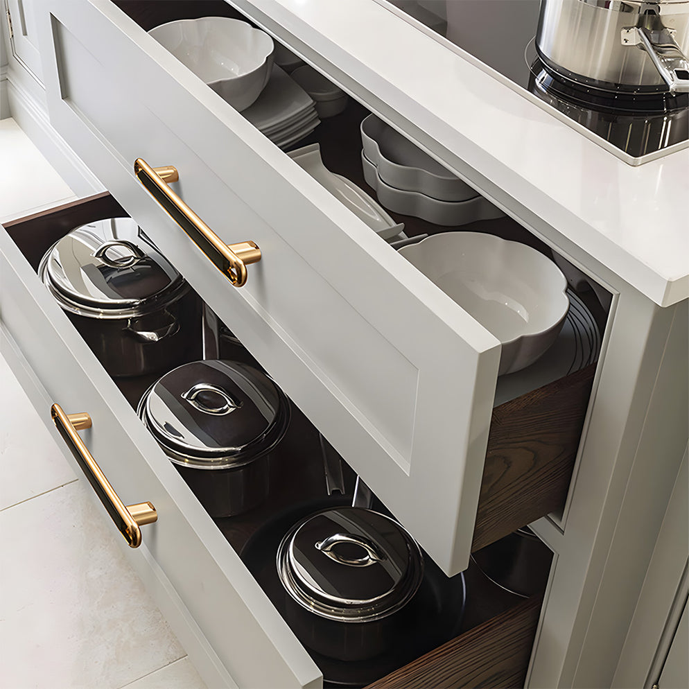Goldenwarm Modern Cabinet Hardware Pulls Long Kitchen Cabinet Handles