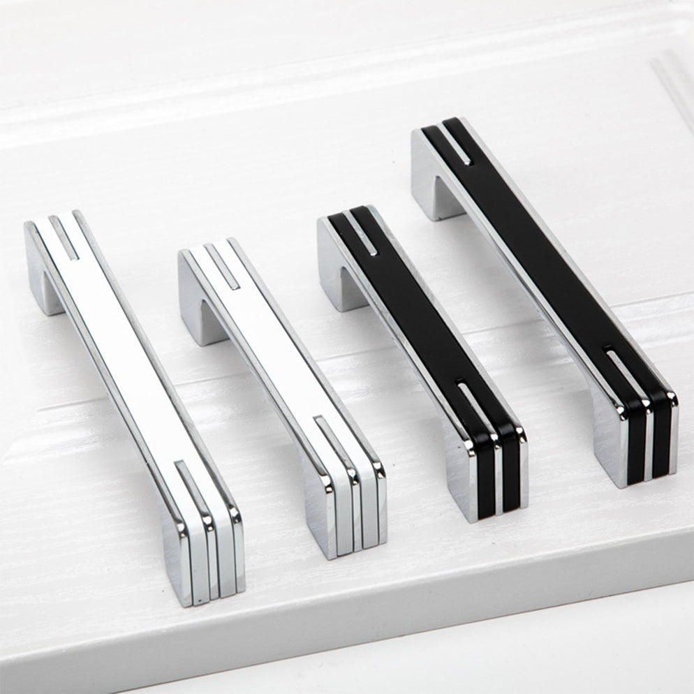 Goldenwarm Cabinet Pulls Modern Unique Chrome Kitchen Cabinet Handles