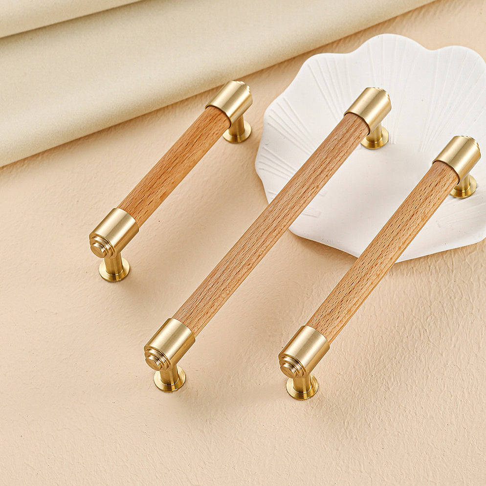 Goldenwarm Glass Cabinet Pulls Cabinet Door Drawer Handle Double Hole ...
