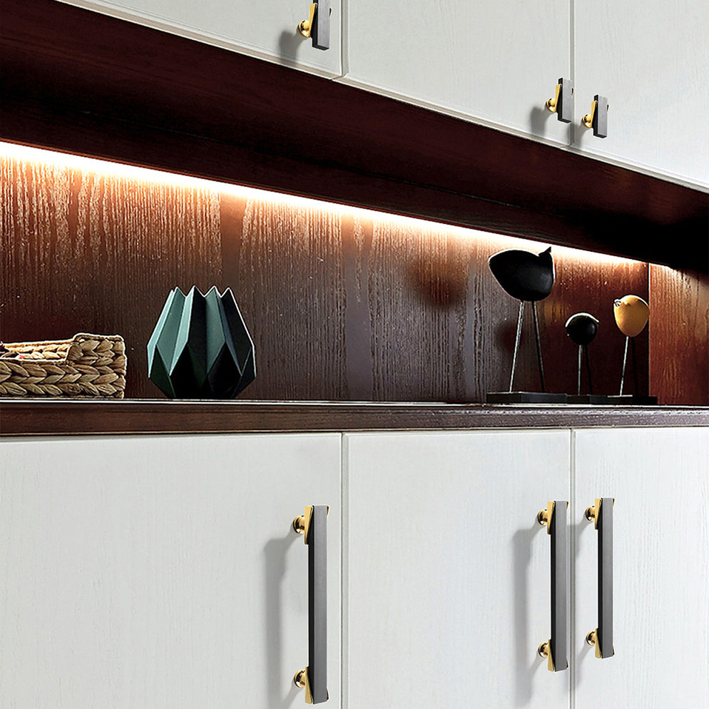 Goldenwarm Cabinet Handles and Knobs Modern Kitchen Cabinet Hardware