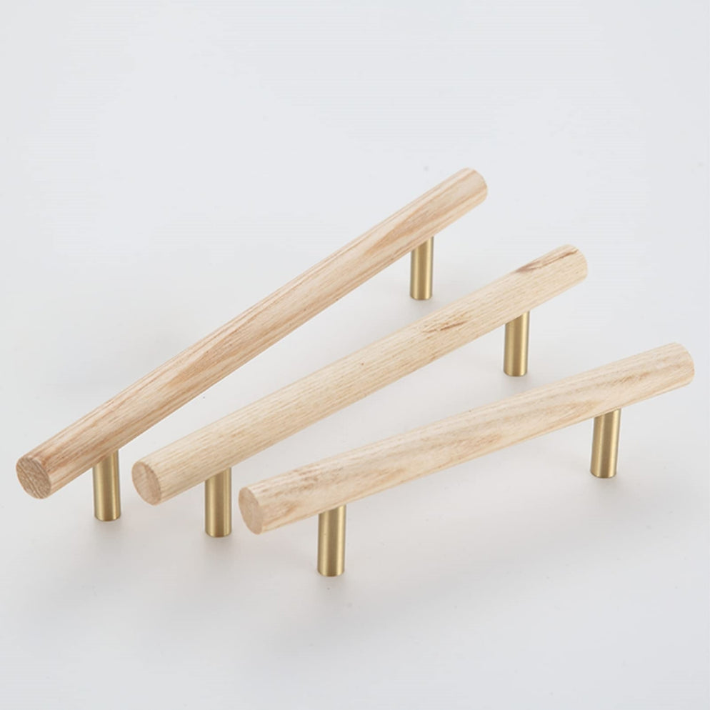 Goldenwarm Wooden Dresser Handles Drawers Pull for Kitchen Cabinet Handles
