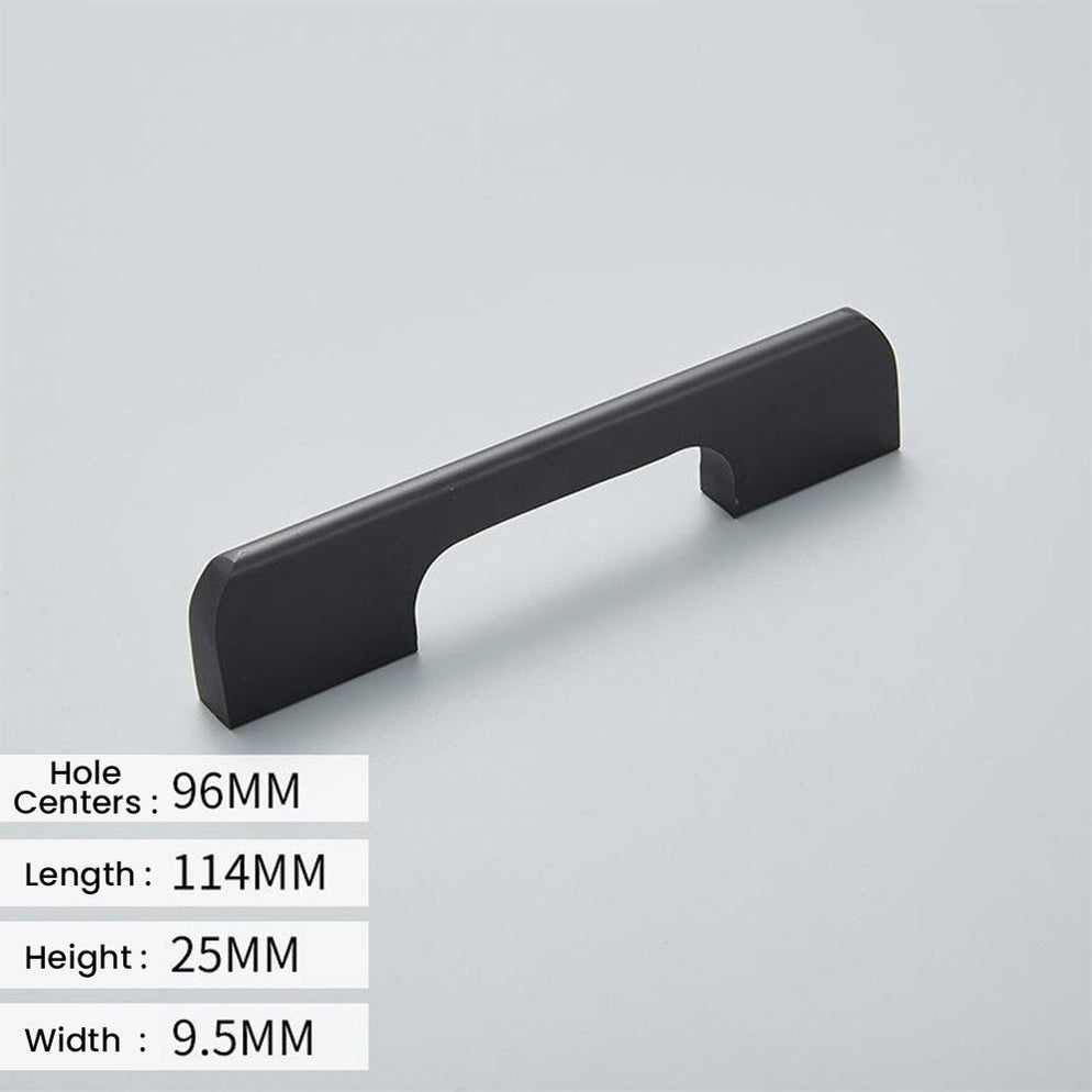 Goldenwarm Solid Aluminum Alloy Modern Long Cabinet and Drawer Handles