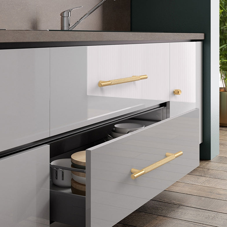 Goldenwarm Modern Cabinet Drawer Pulls for Kitchen Cabinet Wardrobe Handles