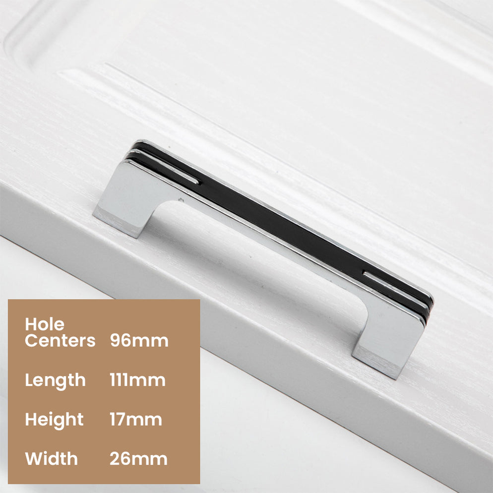 Goldenwarm Cabinet Pulls Modern Unique Chrome Kitchen Cabinet Handles