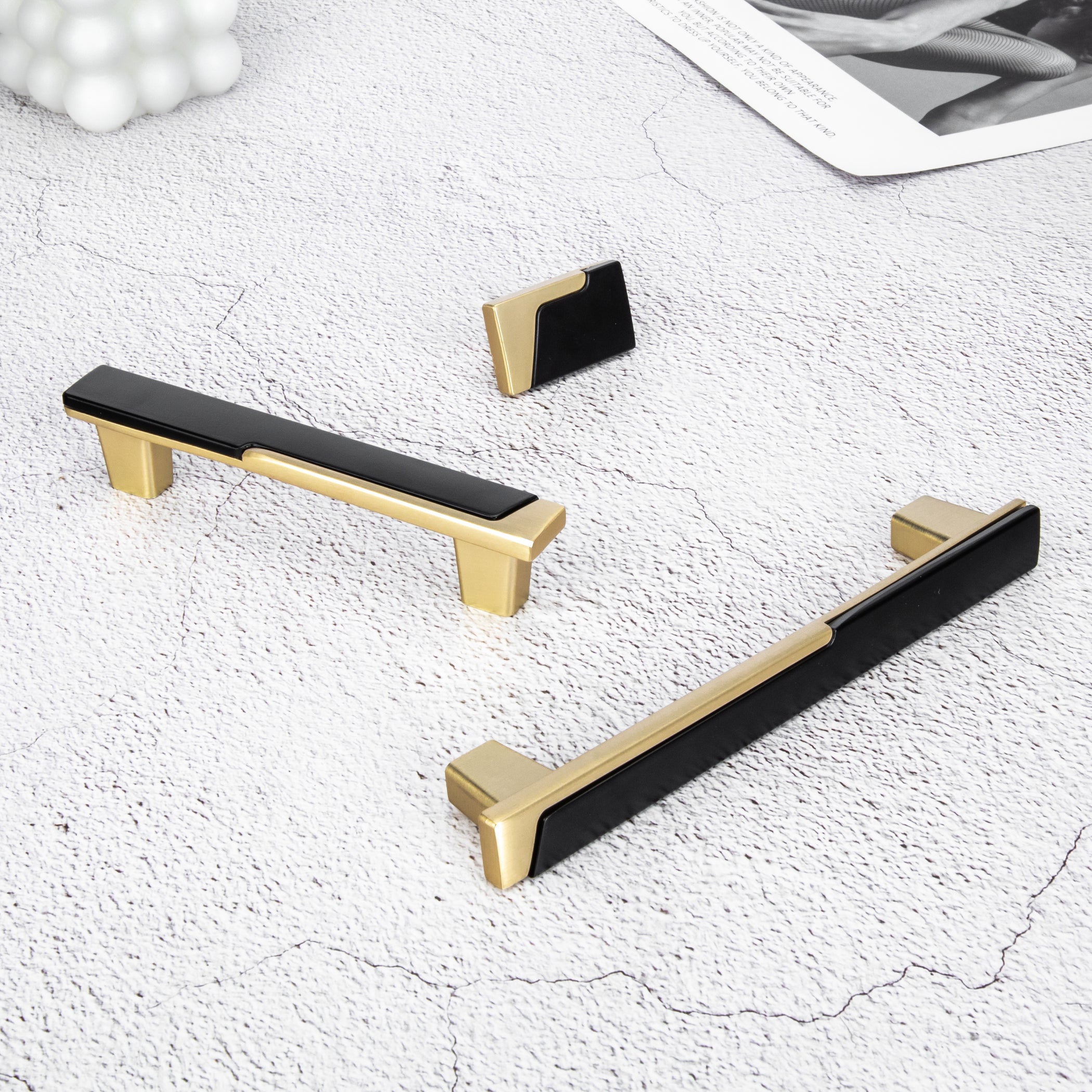 Goldenwarm Cabinet Handles and Knobs Modern Kitchen Cabinet Hardware