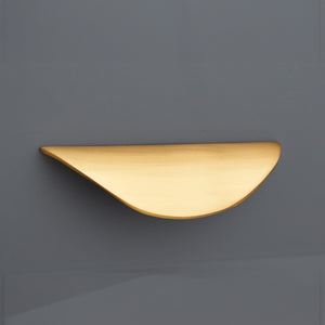 Goldenwarm Cabinet Pulls Modern Half Moon Zinc Alloy Cabinet Handles