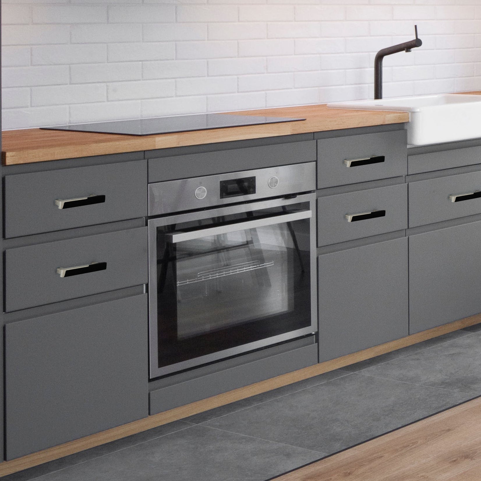 Goldenwarm Cabinet Handles and Knobs Modern Kitchen Cabinet Hardware