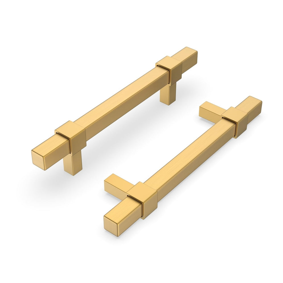 Goldenwarm Square Cabinet Handles Drawer Pulls for Kitchen