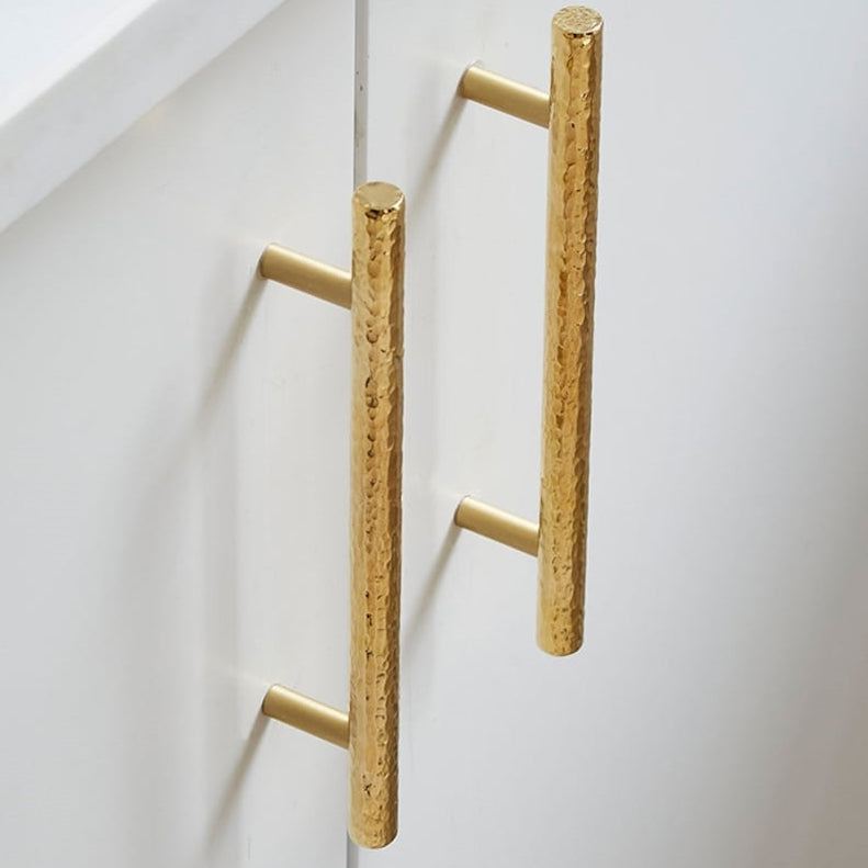 Goldenwarm Drawer Wardrobe Pulls And Door Handles Luxury Solid Golden ...