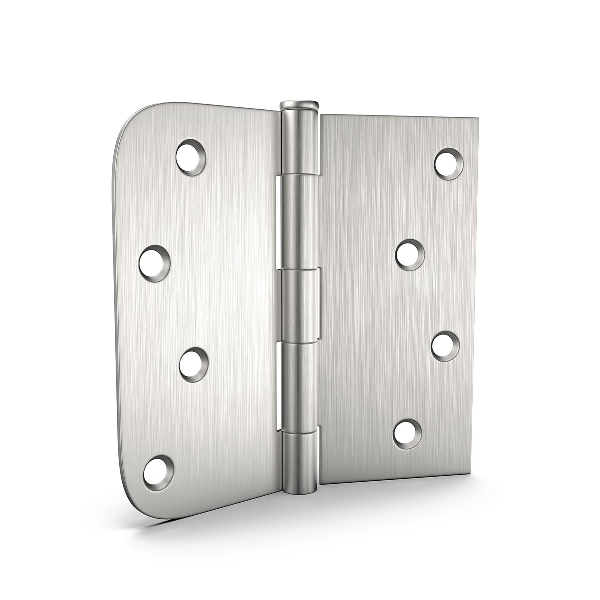 Goldenwarm 4 inch x 4 inch Brushed Nickel with Square & Round Corners ...