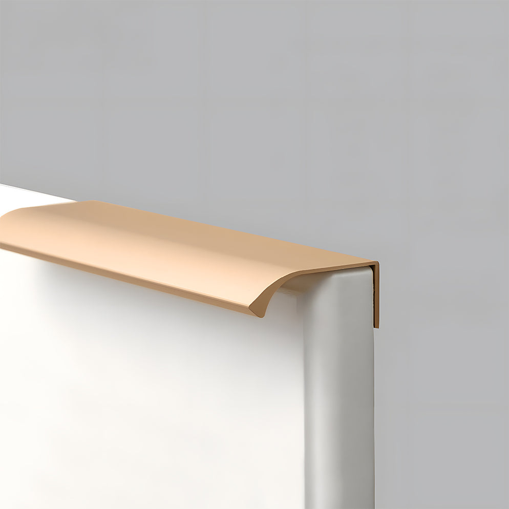 Modern Kitchen Cupboard wardrobe door Edge Cabinet Handles | Goldenwarm