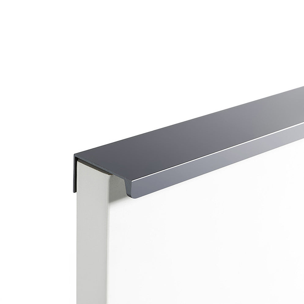 Goldenwarm Modern Gold Black Kitchen Cupboard Cabinet Edge Pull Handles