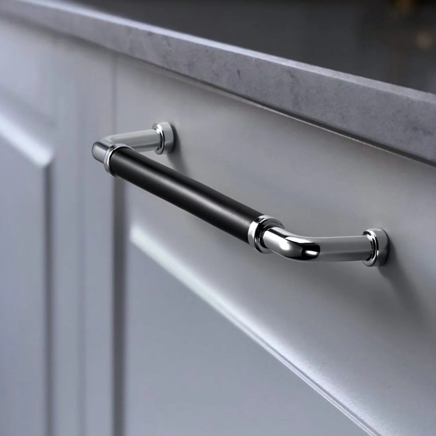 Goldenwarm Cabinet Handles Solid Aluminum Alloy Modern Long Drawer Pulls