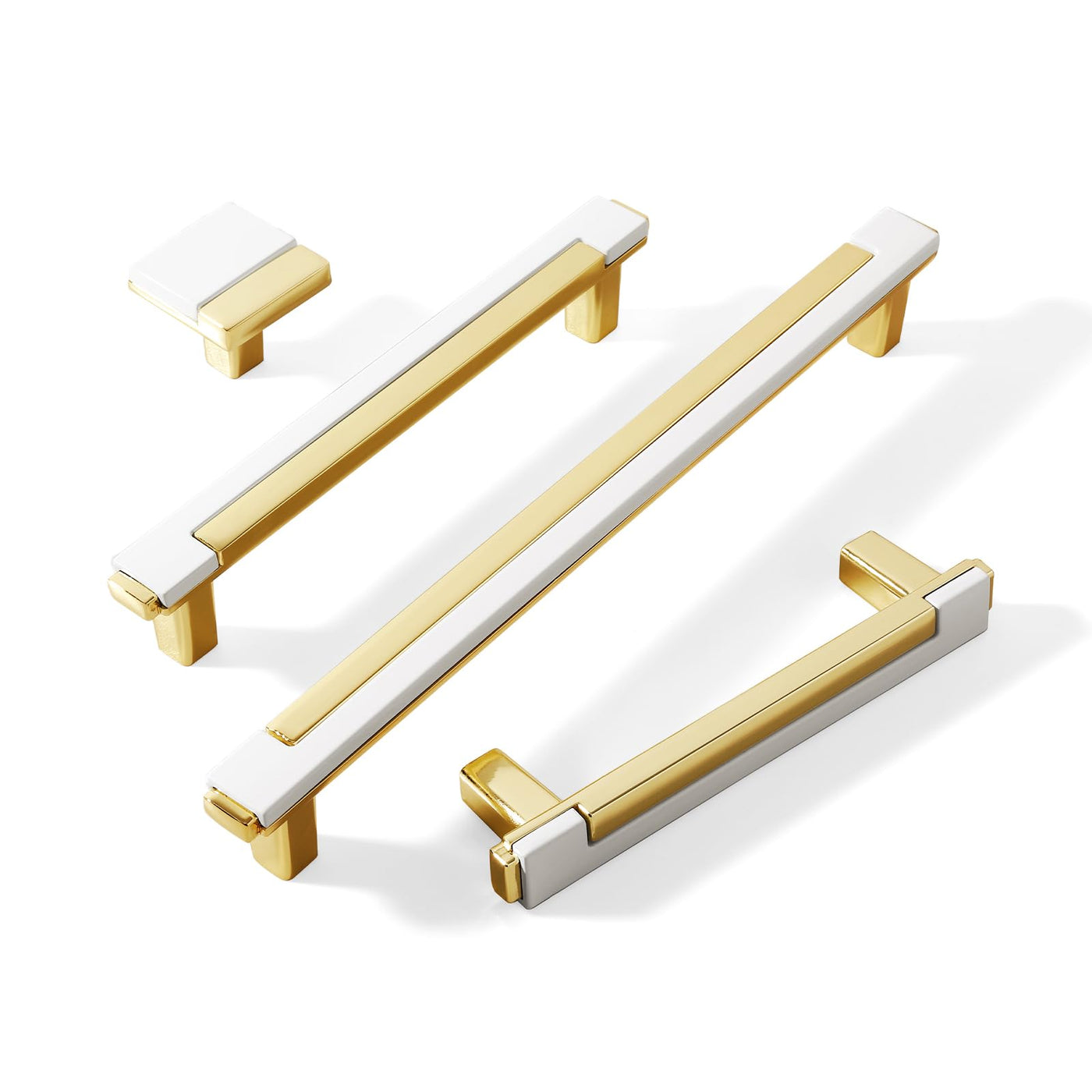 Goldenwarm Modern Hardware Kitchen Trash Cabinet Handles and Knobs