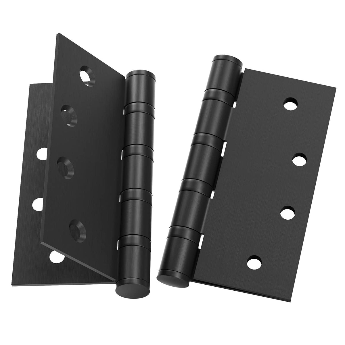 Goldenwarm Matte Black 4in x 4in Ball Bearing with Square Corners Door ...