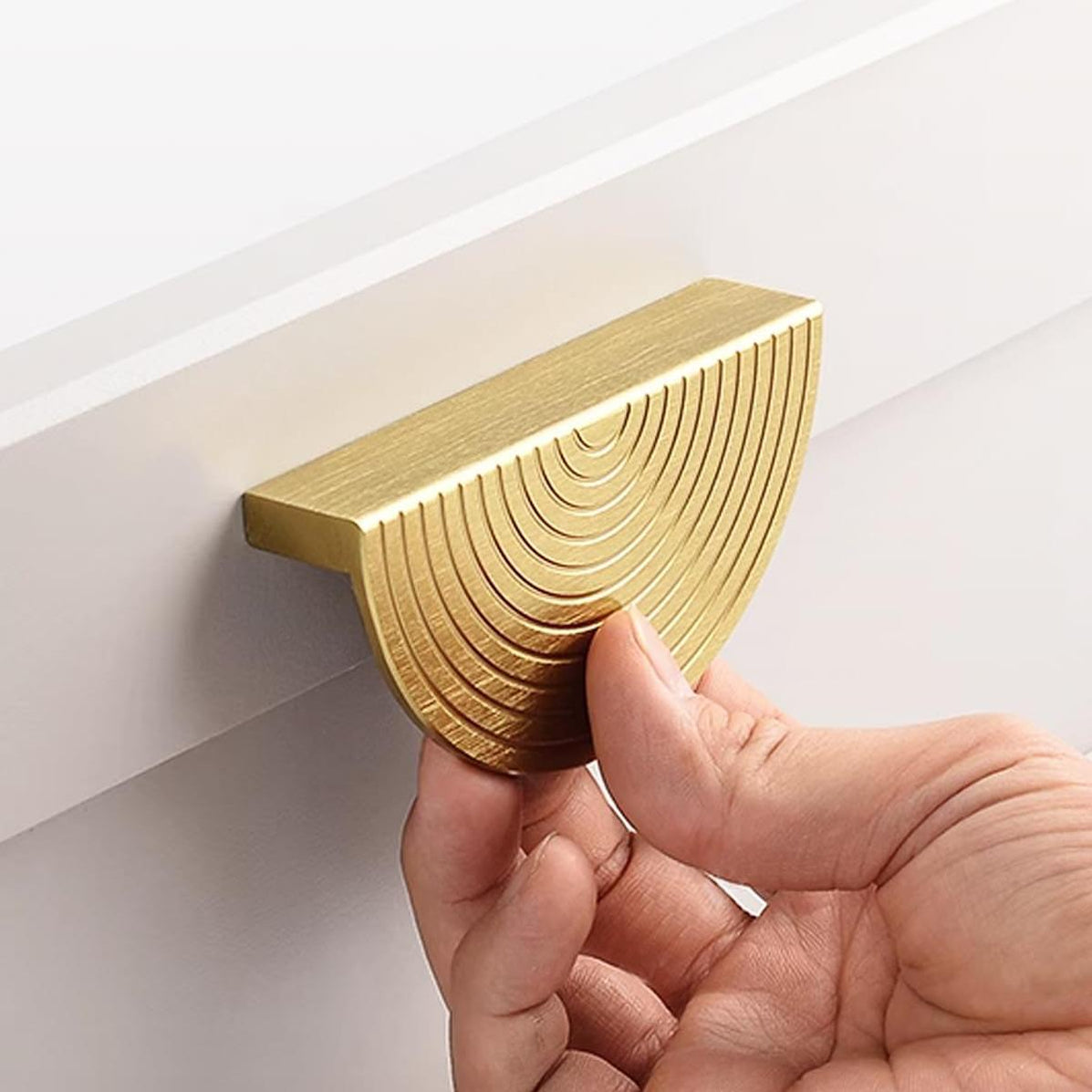 Goldenwarm Gold Cabinet Handles Unique Decorative Kitchen Cabinet Knobs ...