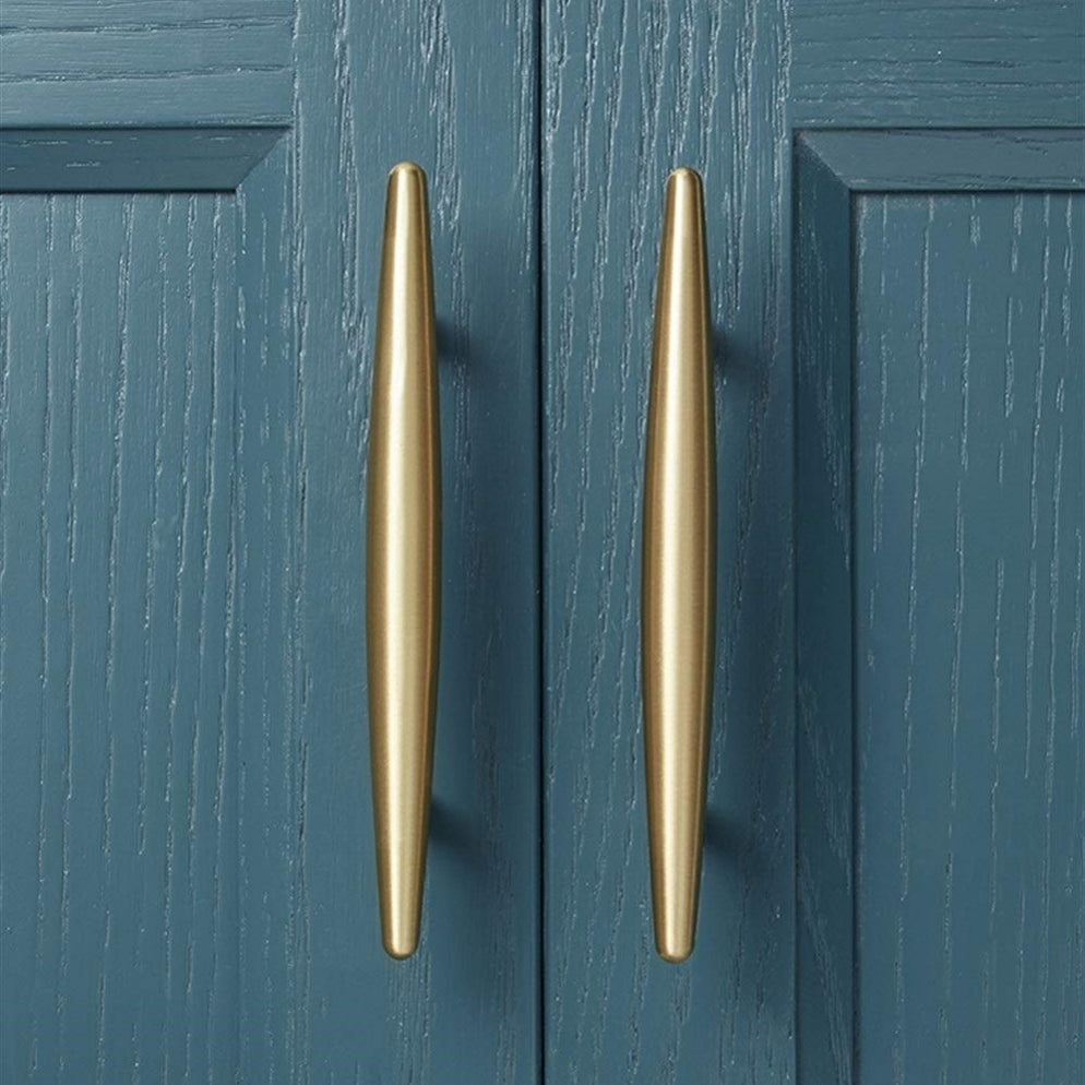 Goldenwarm Cabinet Handles Solid Brass Cabinet Pulls Kitchen Drawer Pulls