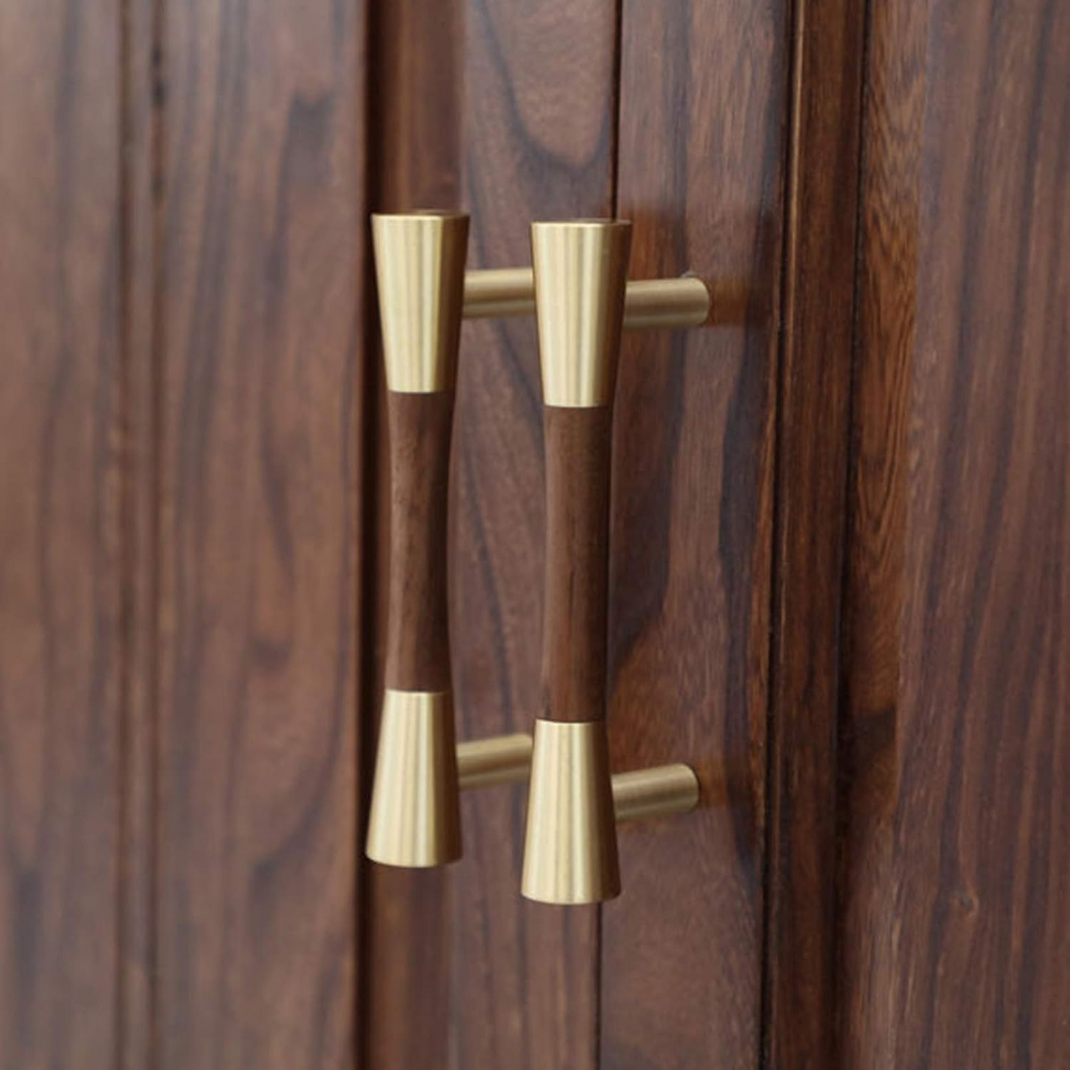 Goldenwarm Kitchen Cabinet Handles Modern Cabinet Pulls Wooden Drawer ...