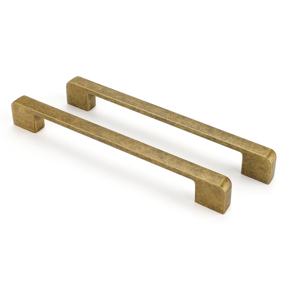 Goldenwarm Vintage Brass Drawer Pulls Cabinet Door Handles For Kitchen