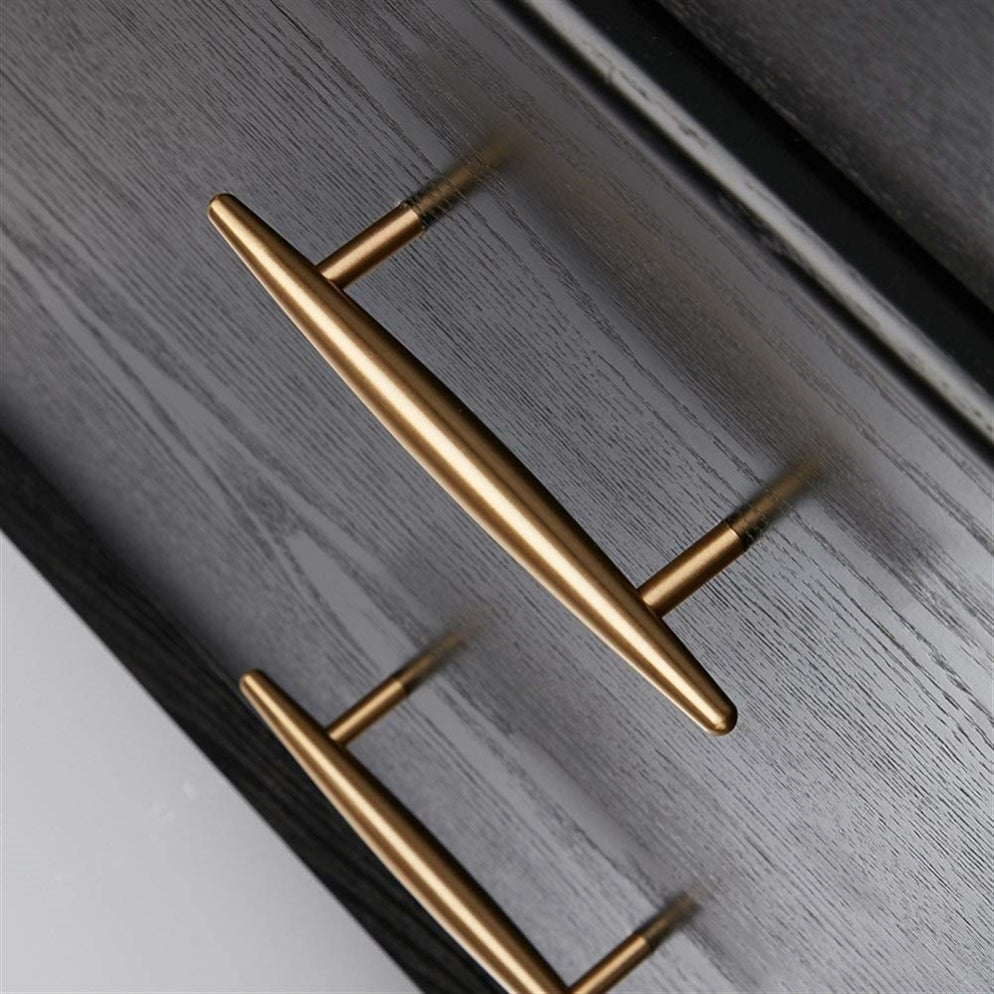 Goldenwarm Cabinet Handles Solid Brass Cabinet Pulls Kitchen Drawer Pulls