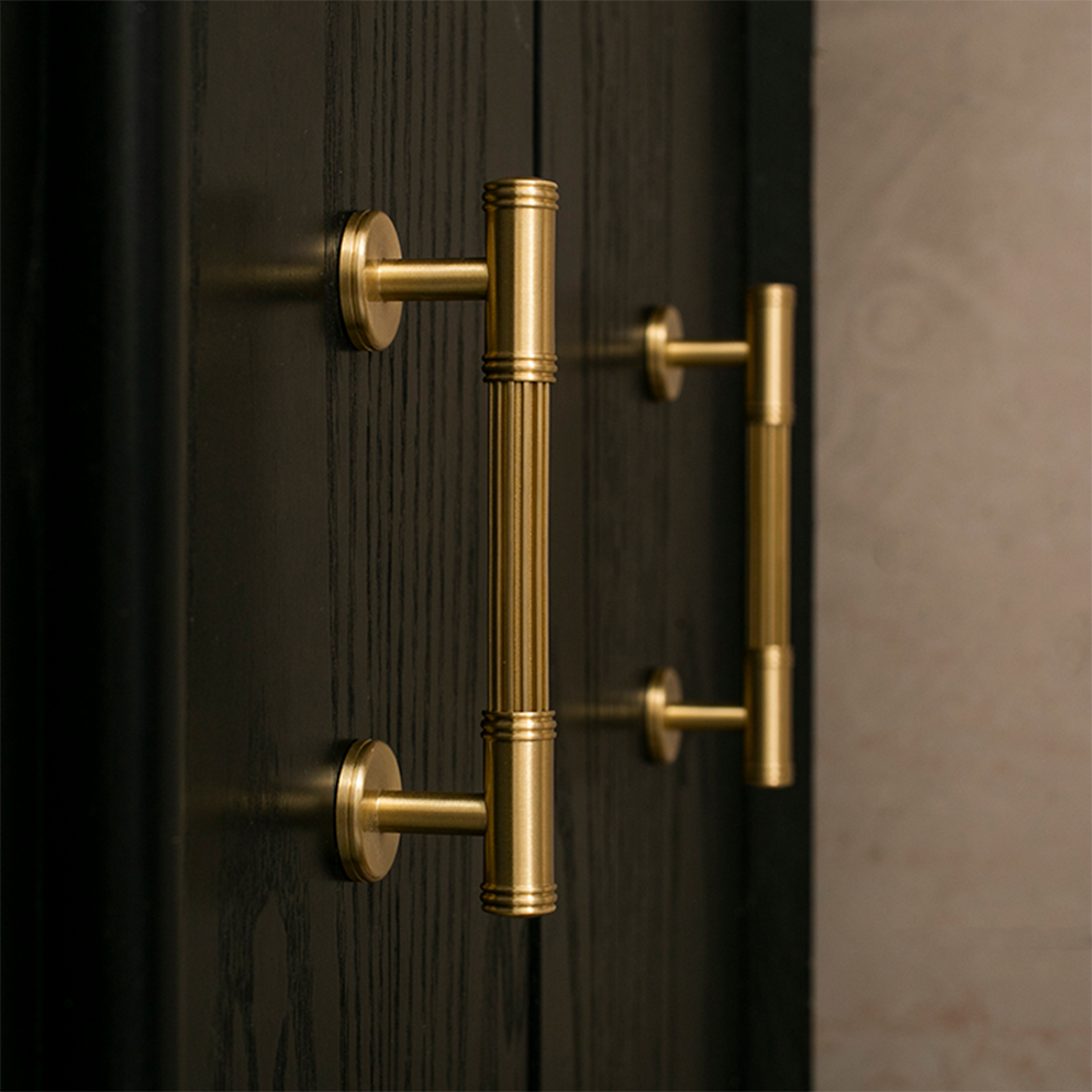 Cabinet Handles Solid Brass Cabinet Pulls Gold Cabinet Pulls — Goldenwarm