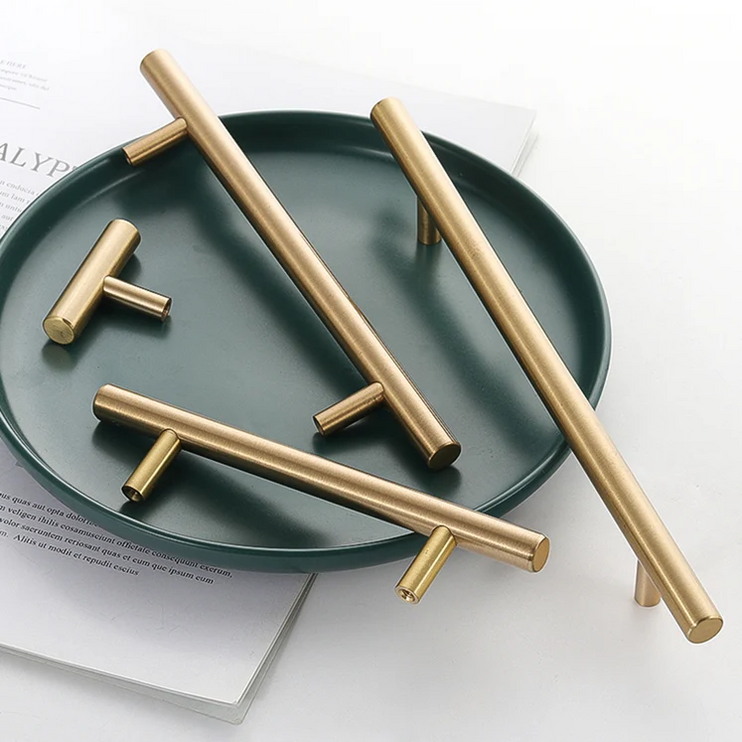 Buy Gold & Brass Cabinet Handles for Home | Goldenwarm
