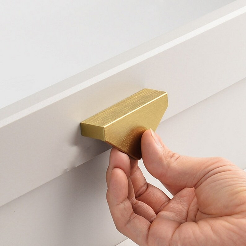 Goldenwarm Gold Cabinet Handles Unique Decorative Kitchen Cabinet Knobs ...