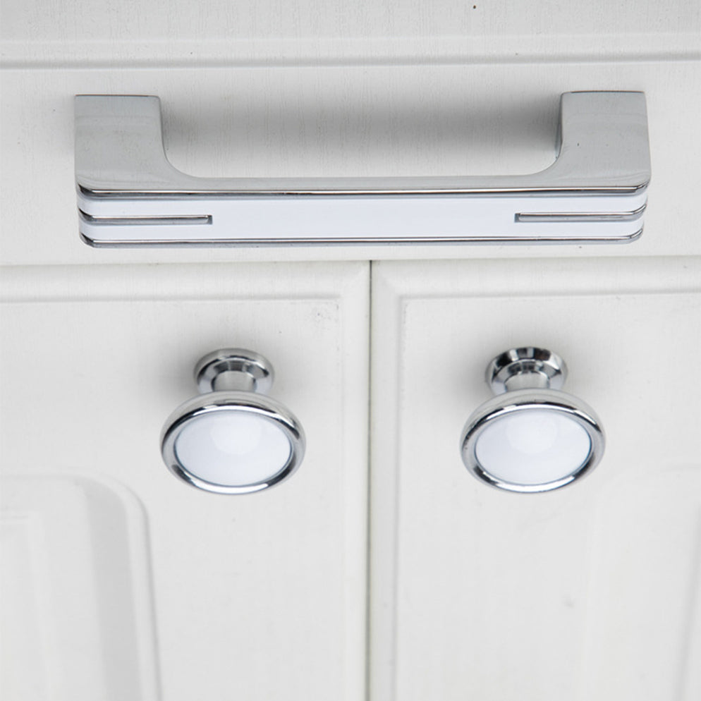 Goldenwarm Living Room Cabinet Pulls Modern Unique Chrome Kitchen ...