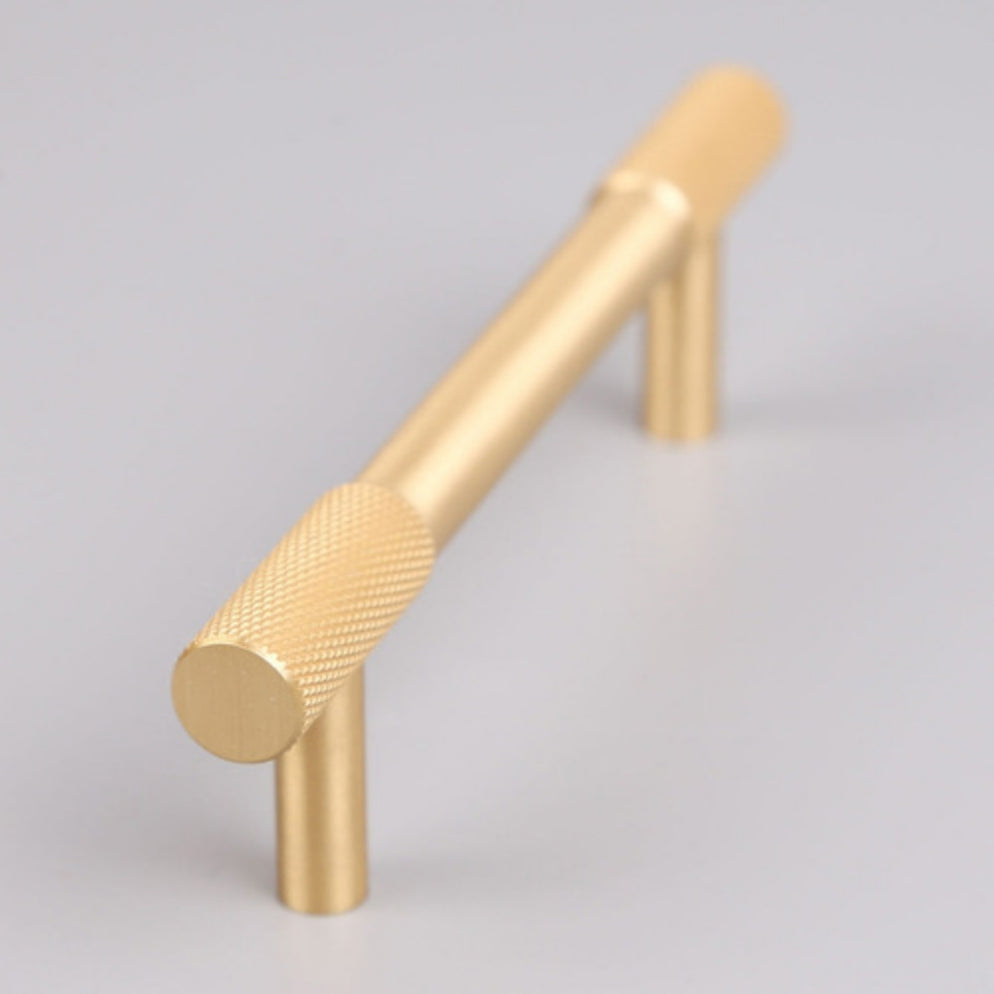 Goldenwarm Brass Cabinet Handles Gold Modern Cabinet Pulls for Kitchen
