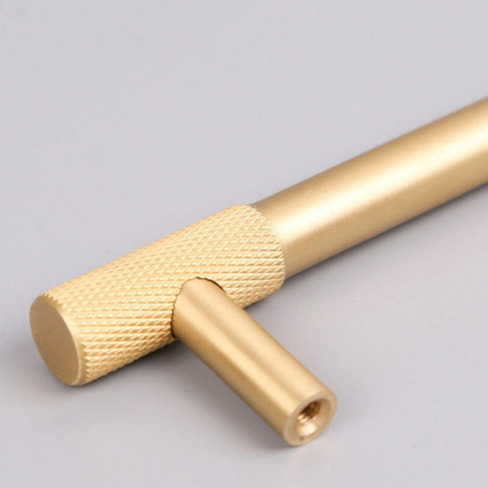 Goldenwarm Brass Cabinet Handles Gold Modern Cabinet Pulls for Kitchen