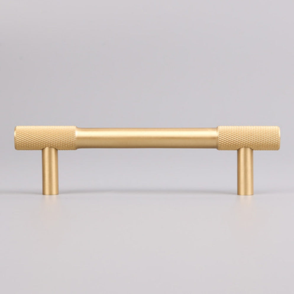 Goldenwarm Brass Cabinet Handles Gold Modern Cabinet Pulls for Kitchen