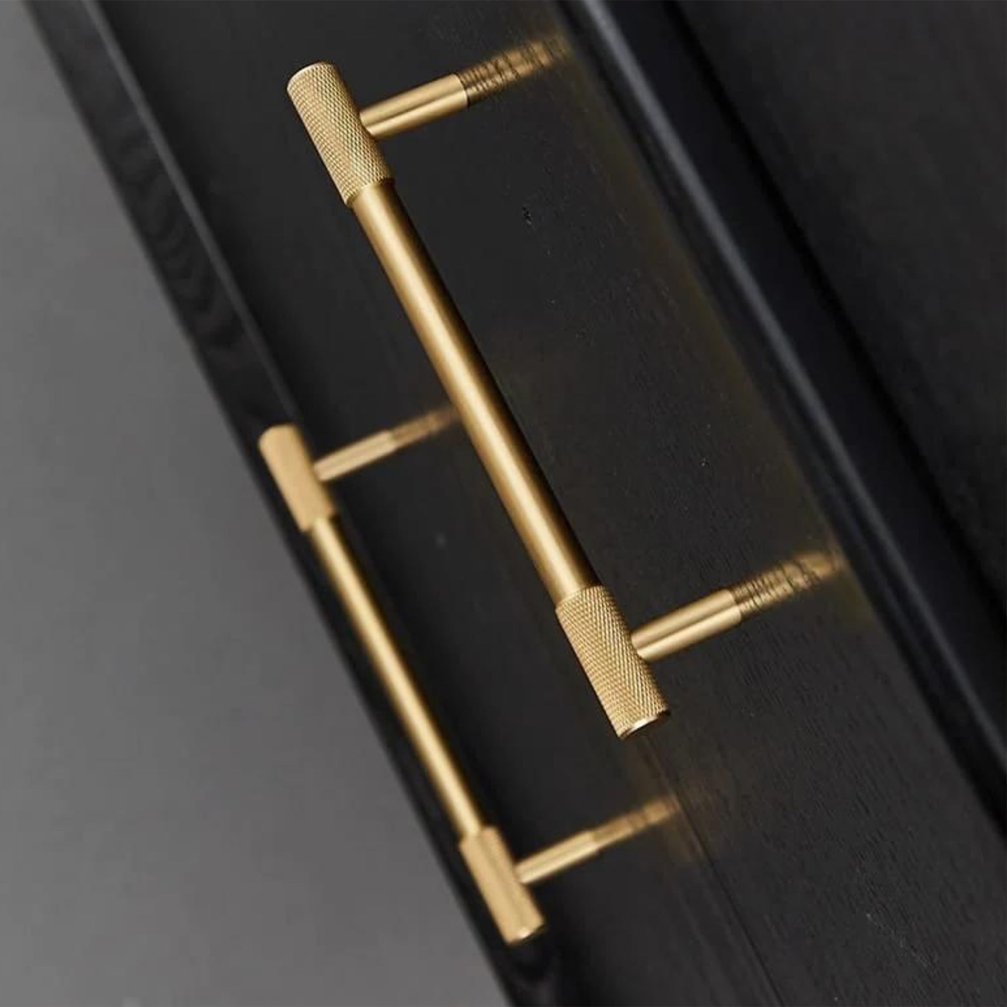 Goldenwarm Brass Cabinet Handles Gold Modern Cabinet Pulls for Kitchen