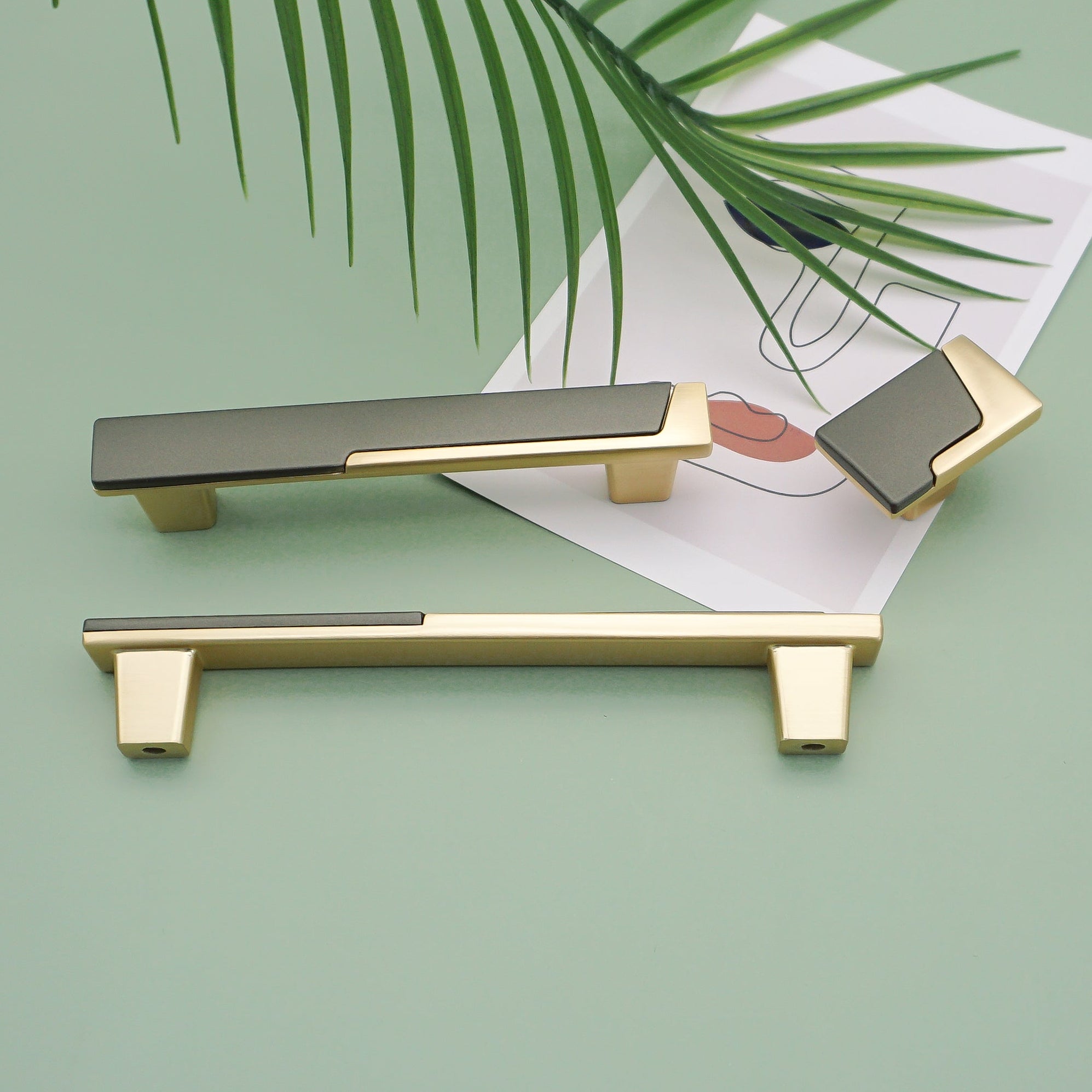 Goldenwarm Cabinet Handles and Knobs Modern Kitchen Cabinet Hardware