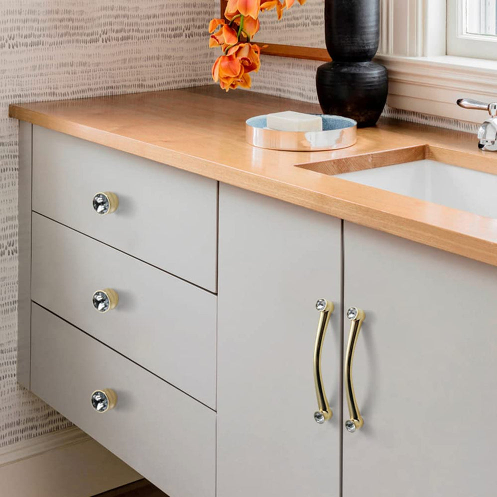 Goldenwarm Cabinet Handles Crystal Cabinet Handles Pulls Closet Door Pulls