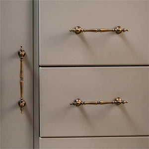 Goldenwarm Modern Cabinet Handles Antique Brass Cabinet Pulls Drawer Pulls