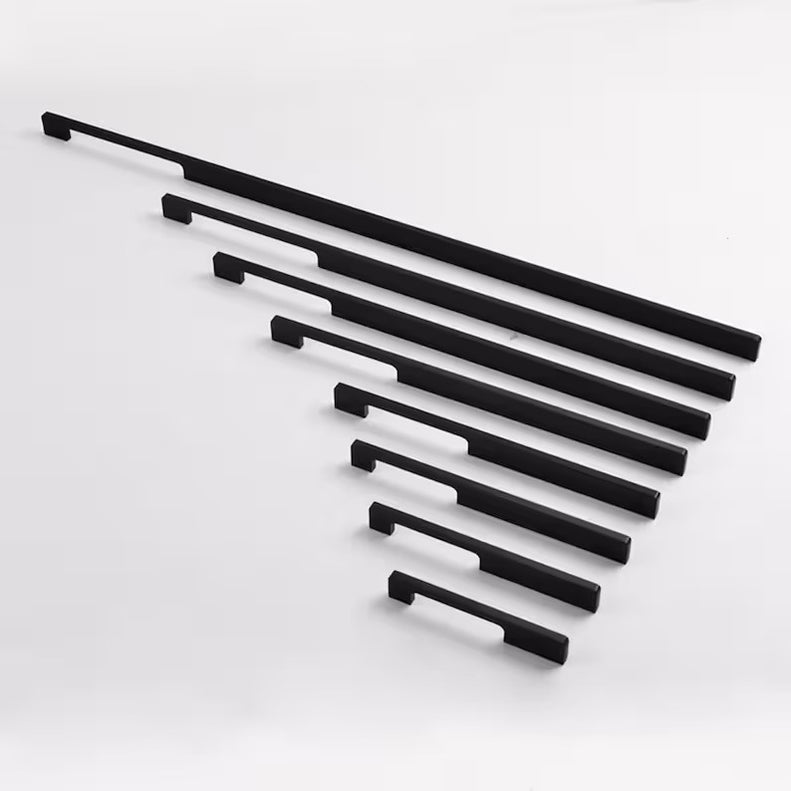 Goldenwarm Solid Brass Modern Slimline Gold Cabinet and Drawer Handles