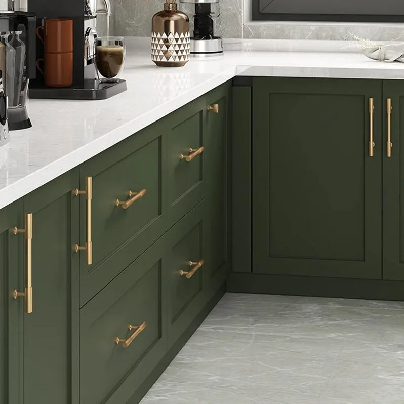 Goldenwarm Cabinet Handle Luxury Stripe High-End Dresser Cupboard Pull ...