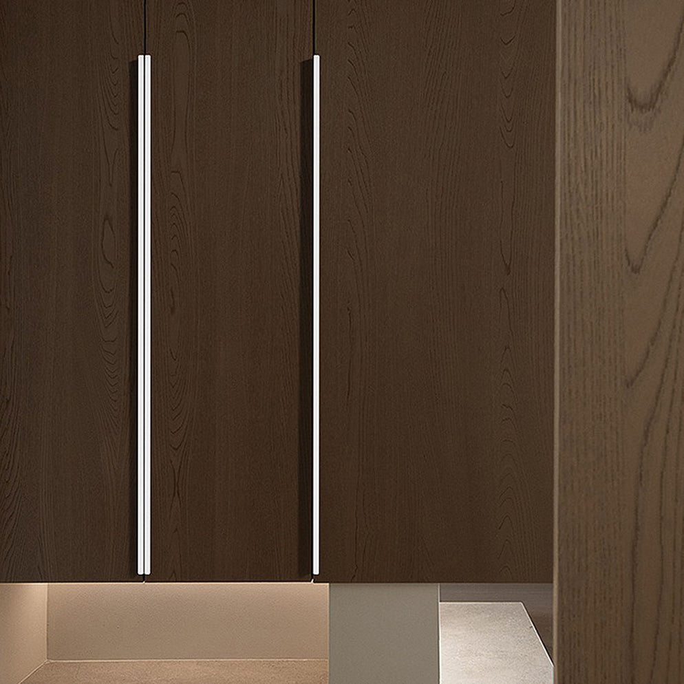 Goldenwarm Modern Gold Black Kitchen Cupboard Cabinet Edge Pull Handles