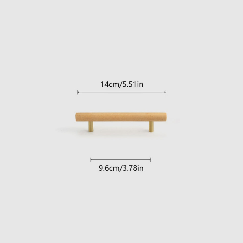 Goldenwarm Wooden Dresser Handles Drawers Pull for Kitchen Cabinet Handles