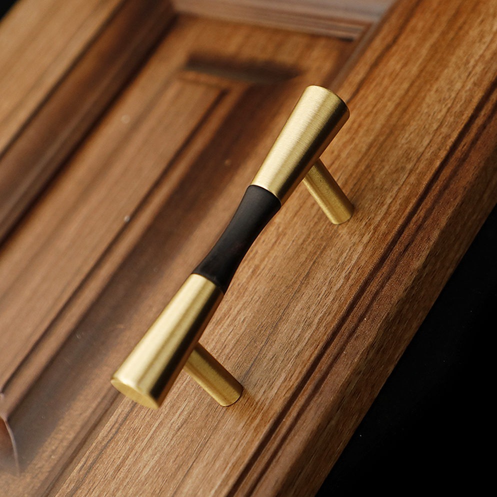 Goldenwarm Kitchen Cabinet Handles Modern Cabinet Pulls Wooden Drawer ...