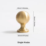 Cabinet Handles Solid Brass Cabinet Pulls Gold Cabinet Pulls — Goldenwarm