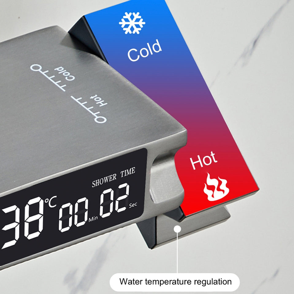 Goldenwarm Digital Shower System Intelligent Bathroom Temperature ...
