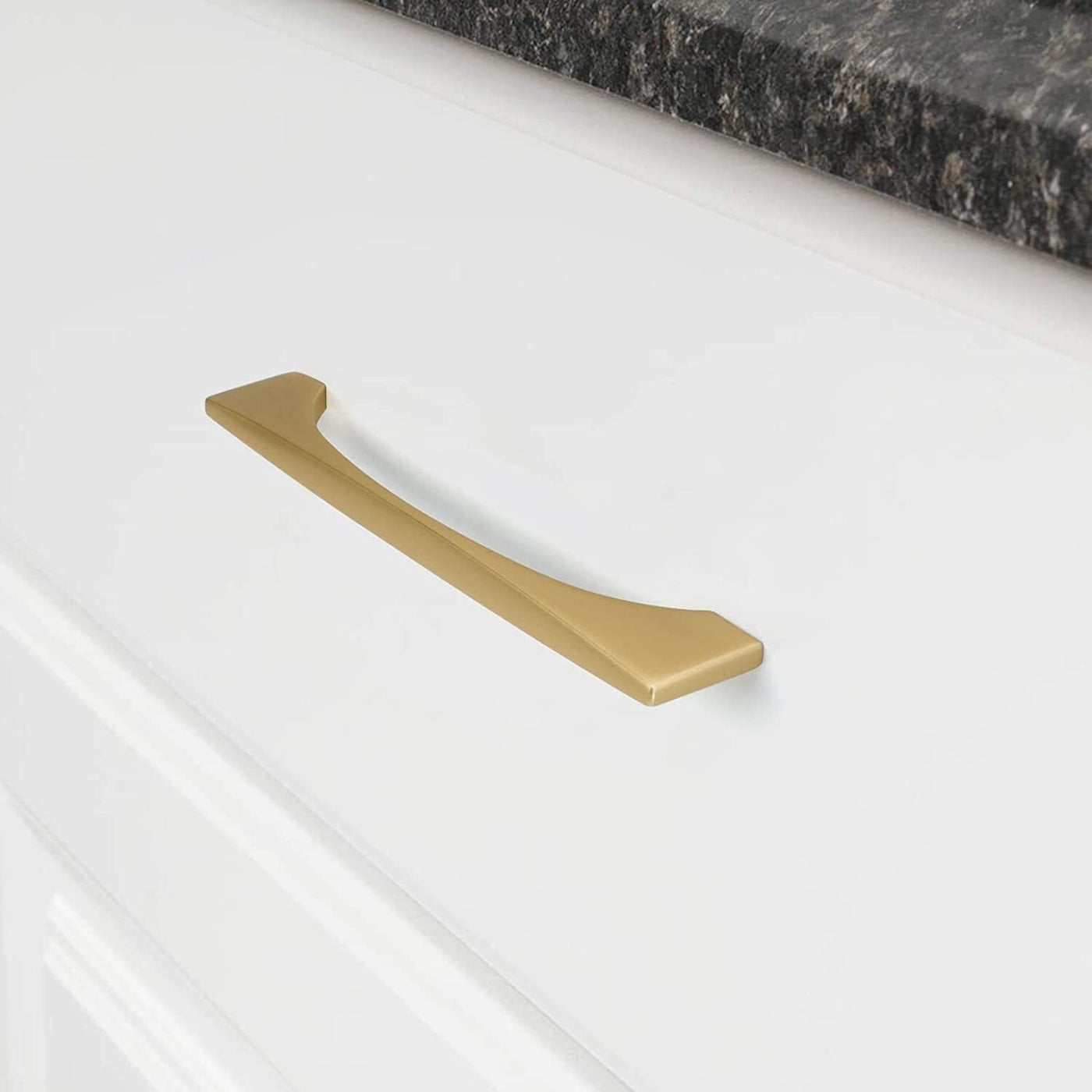 Goldenwarm Cabinet Handles Modern Aluminum Arch Kitchen Cupboard Pulls