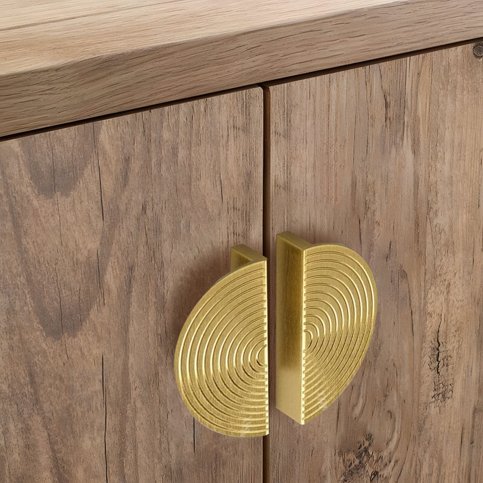 Goldenwarmuk Decorative Gold Cabinet Cupboard Handles And Knobs